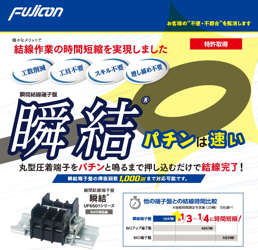 FUJICON 端子台 新製品ご紹介｜三友電子工業株式会社